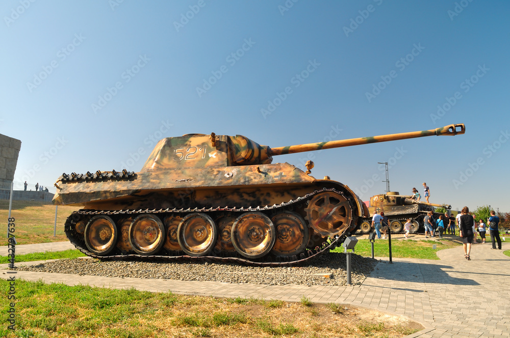 German Panther medium tank since World War II Stock Photo | Adobe Stock