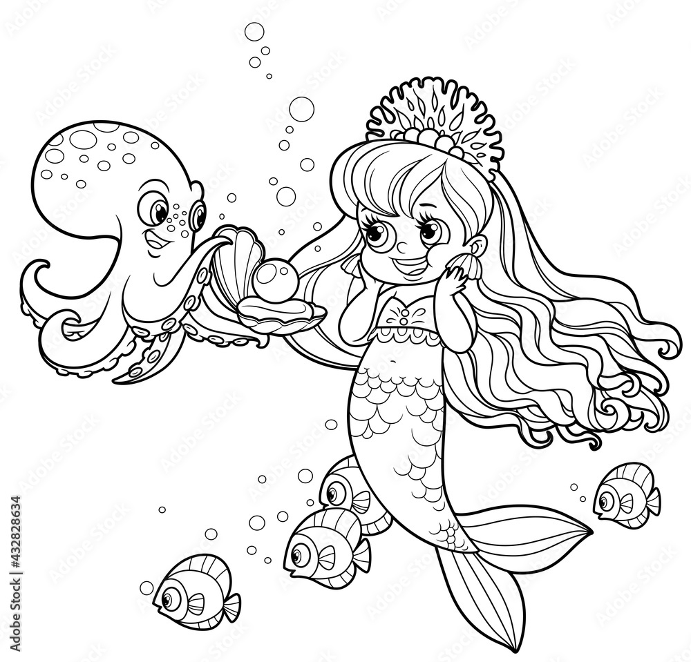 Pearl Princess Coloring Pages