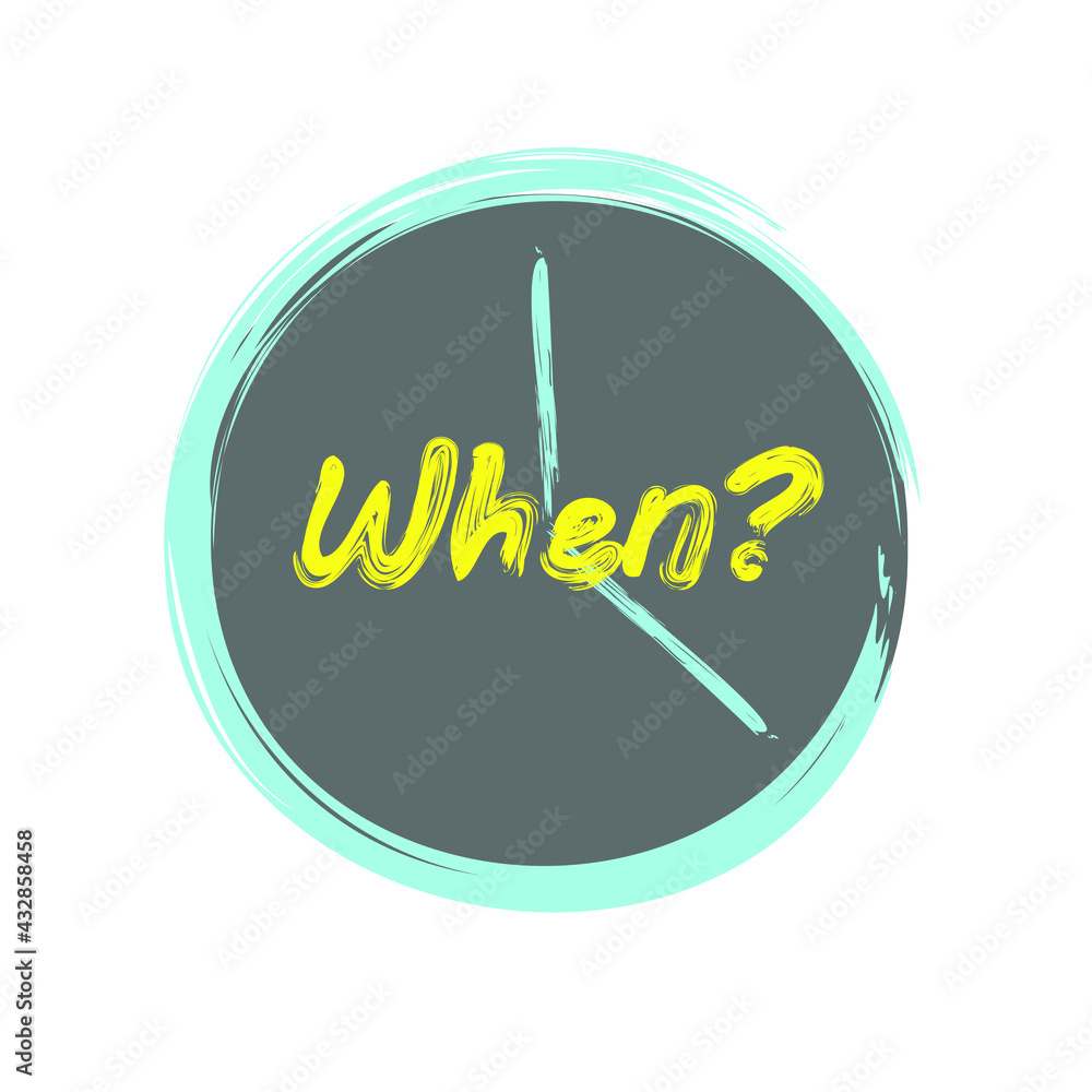 When. Inspirational lettering. Nice and kind lettering for prints ...