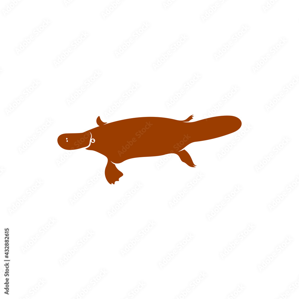 Platypus design vector illustration, Creative Platypus logo design ...