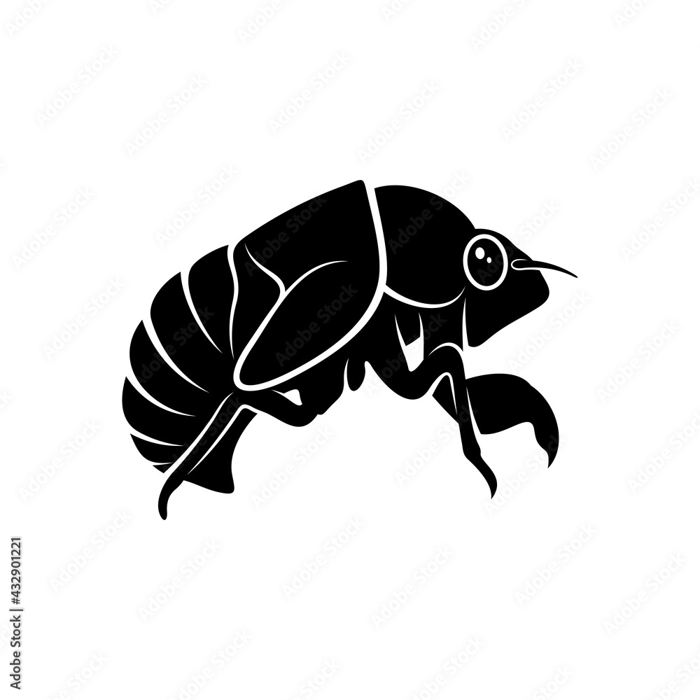 Cicada design vector illustration, Creative Cicada logo design concept ...