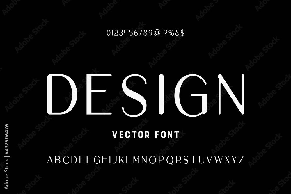 alphabet vintage font, typeface design, gray and black style background ...