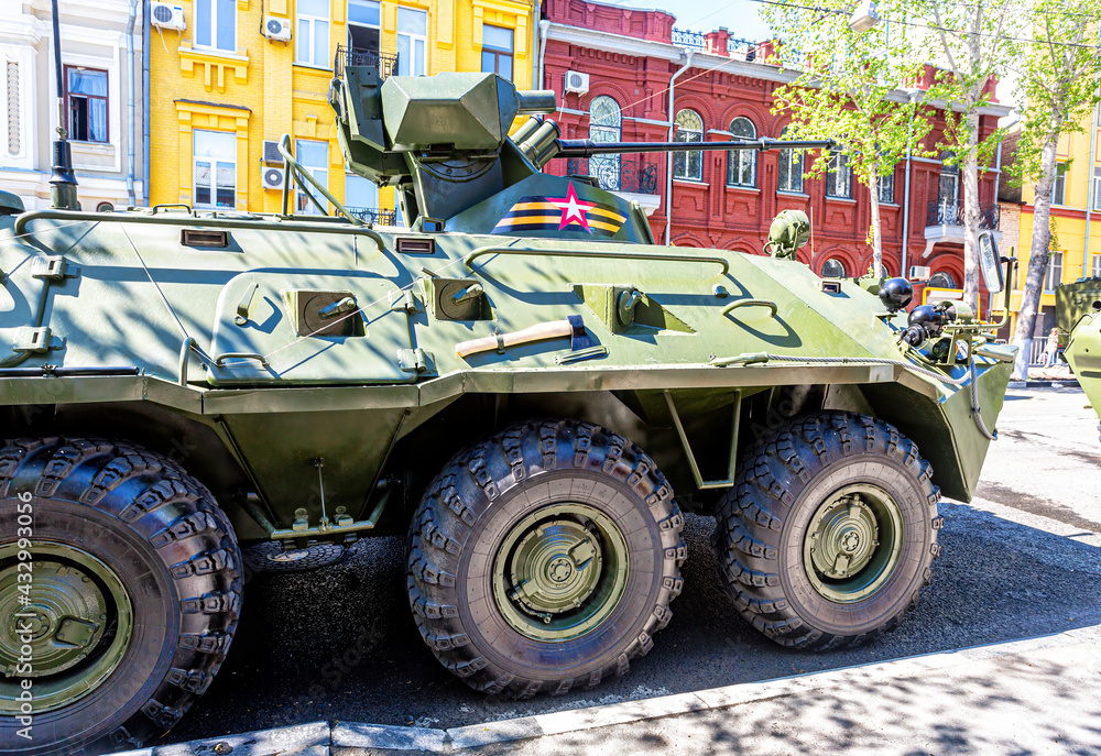Russian Army BTR-82A wheeled armoured vehicle personnel carrier foto de ...