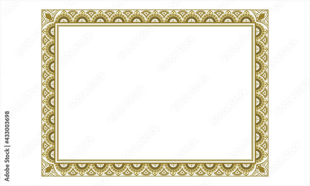 certificate border design transparent background eps file Stock Vector ...