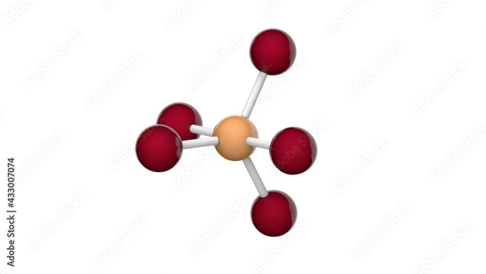 Phosphorus pentabromide is a yellow solid of formula PBr5 or Br5P. 3D ...