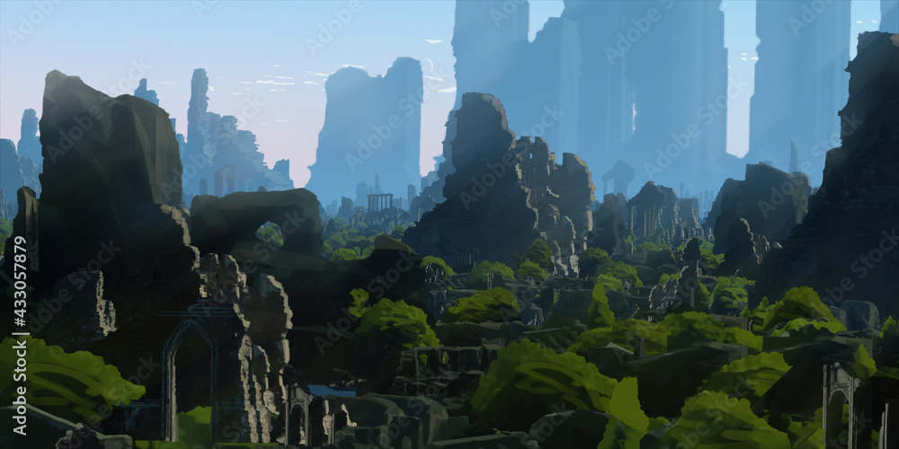 Ancient Ruins Concept Art
