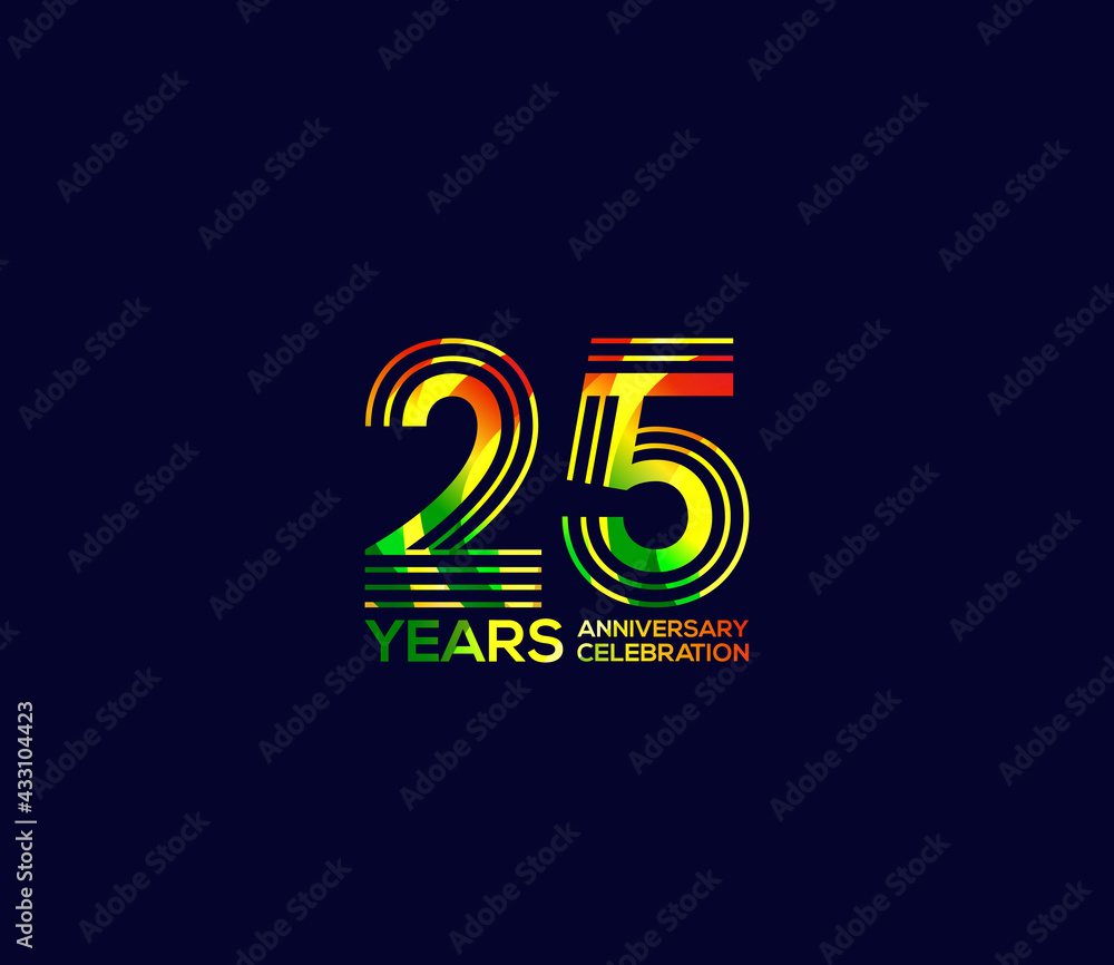 Mixed colors, Festivals 25 Year Anniversary, Party Events, Company ...