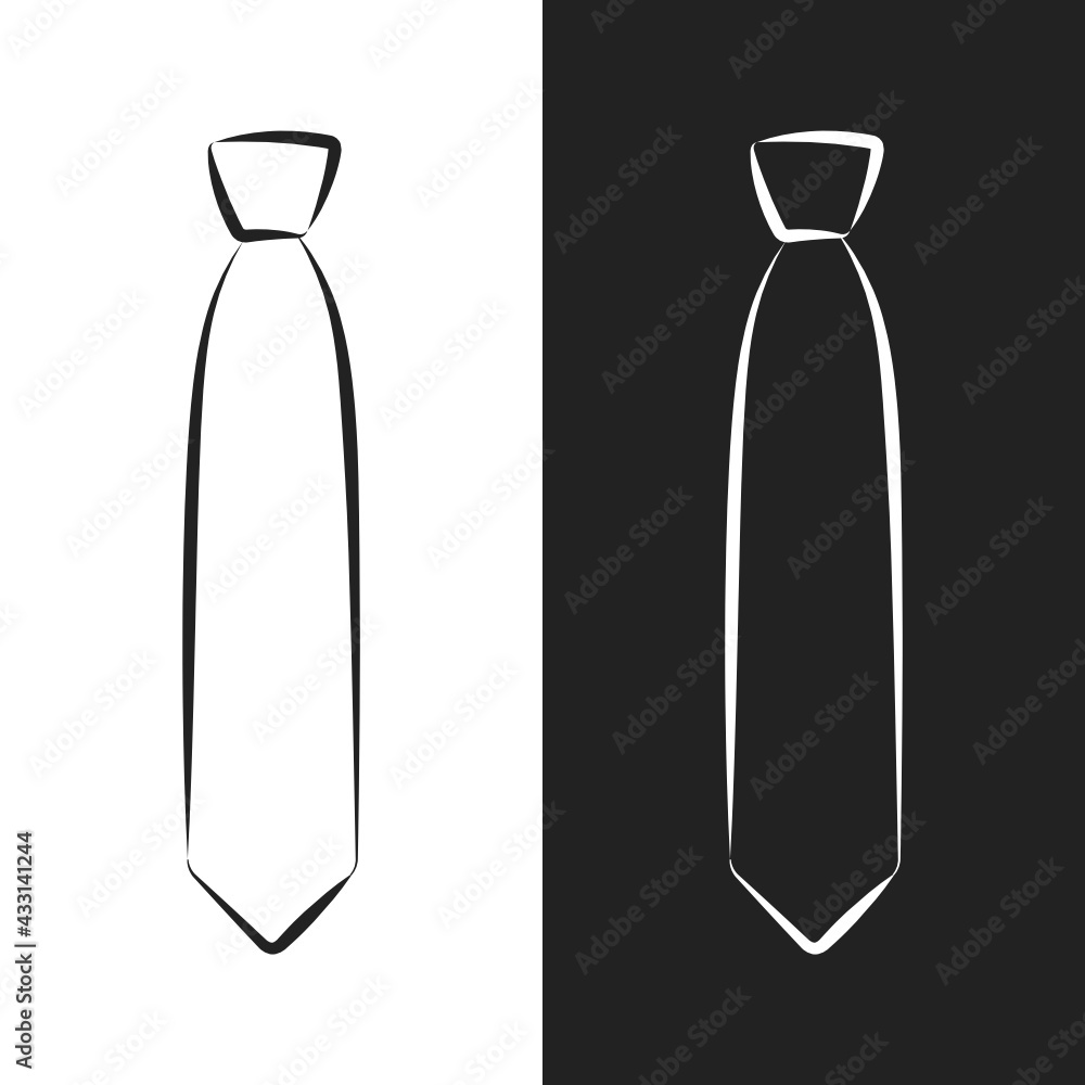 Necktie Outline