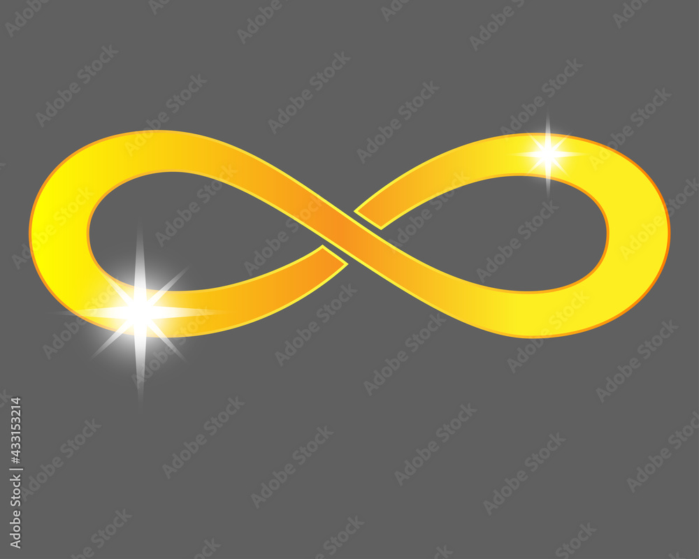 Infinity sign - vector full color illustration. The infinity symbol is ...