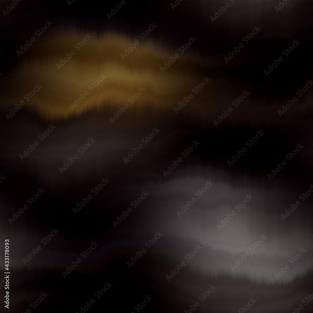 Seamless striped brown gradient pattern swatch. Soft blurry dyed wave ...