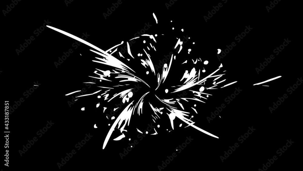 2D cartoon FX pack of electric shape elements animation. Drag and drop ...