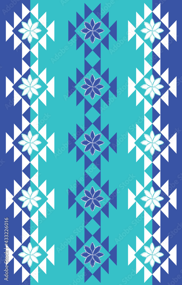 AZTEC wall art dazzling and tribal patterns, Theme of the ancient and ...