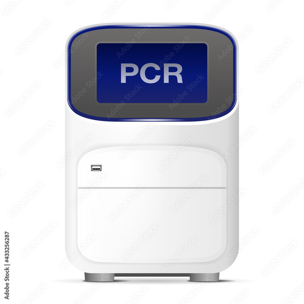 PCR amplifier - thermocycler for rapid diagnostics Stock Vector | Adobe ...