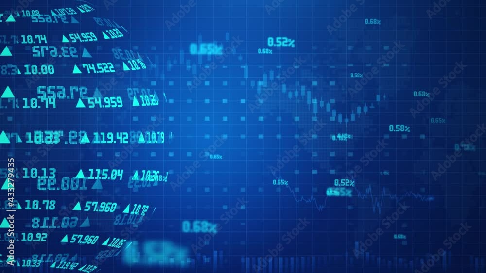 Financial statistic stock market indices analysis Stock Video | Adobe Stock