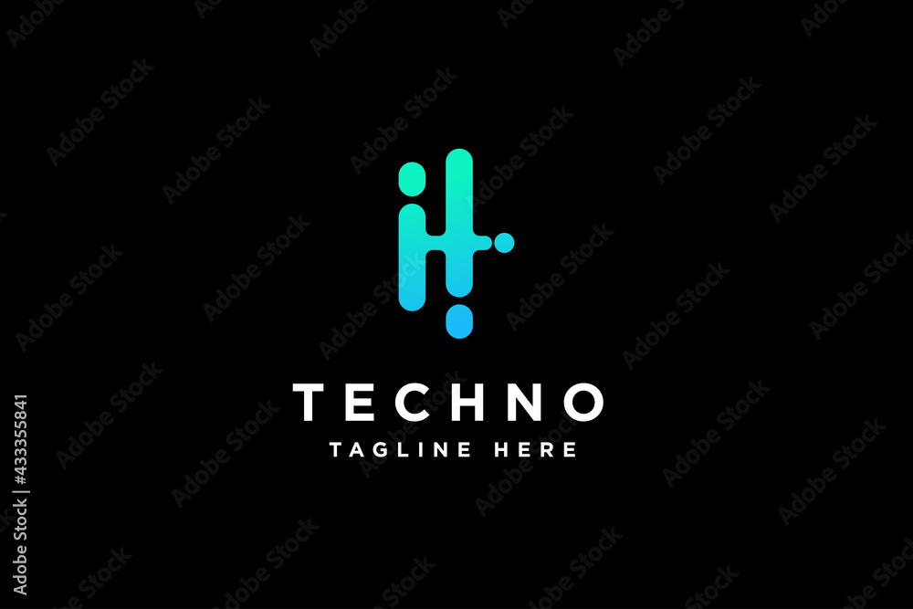 Initial letter H logo design vector illustration. Letter H Business and ...