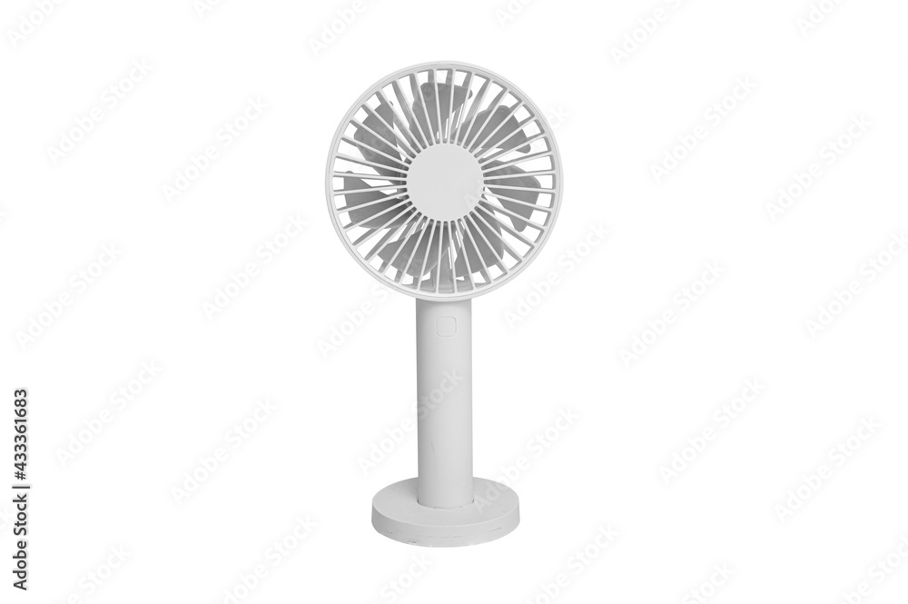 handheld fan isolated on white background with clipping path Stock ...