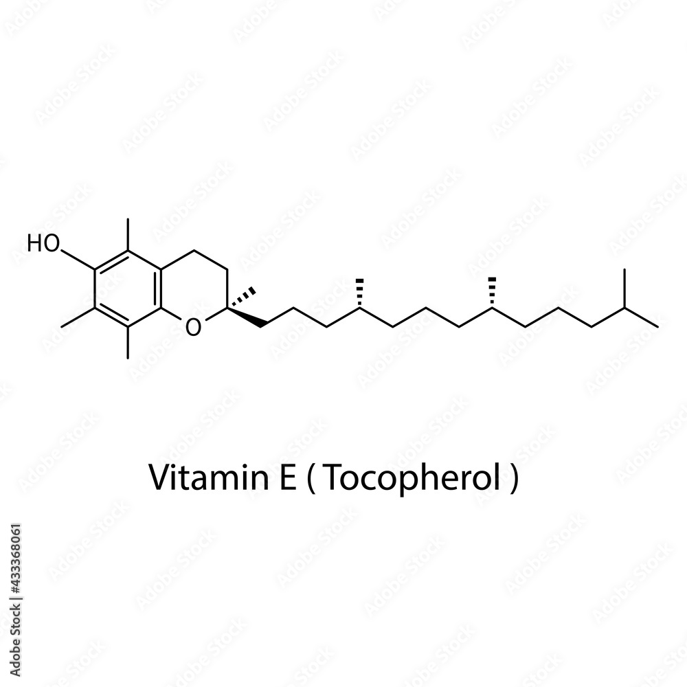 Formula of chemical structure of vitamin M .Vector EPS 10. Stock Vector ...