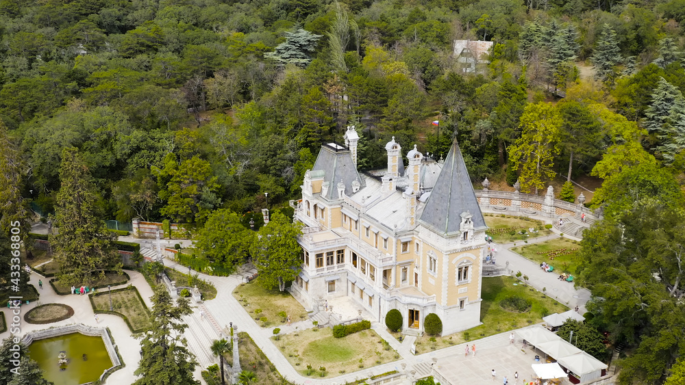 Masandra, Crimea. The Massandra Palace of Emperor Alexander III is ...