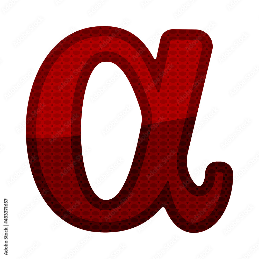 Greek Letter Alpha Vector Illustration. Alpha Sign Isolated On White ... Greek Letter Alpha Vector Illustration. Alpha Sign Isolated On White ...