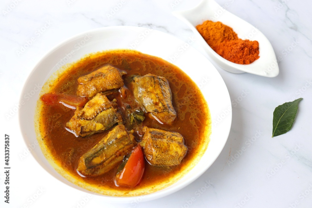 Indian Food - Homemade Spicy and tangy Bombay duck fish curry ...