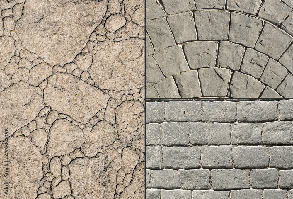 flooring stamped concrete pavement pattern decorative cement pavement ...