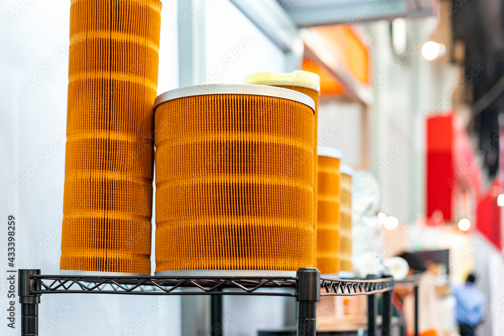 Various size filter for cleaning air or gas fluids or remove debris ...