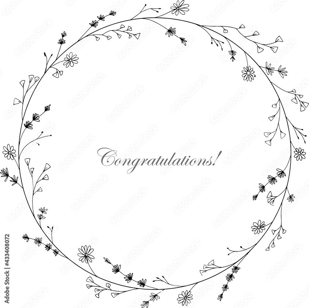frame for your text. Vector frame, congratulations on your birthday ...