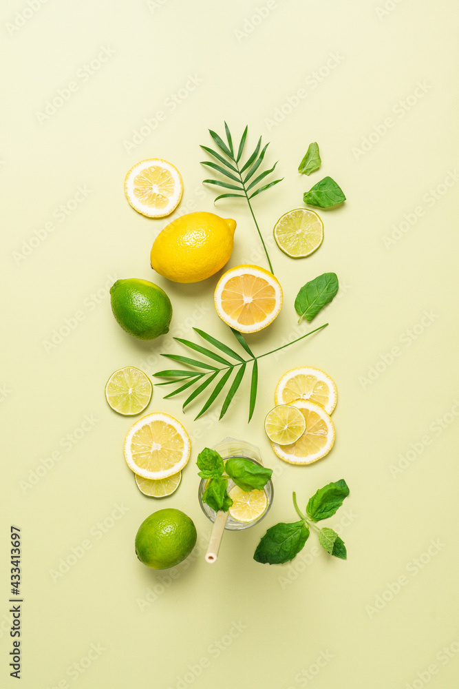 Lemon Lime Blog Background