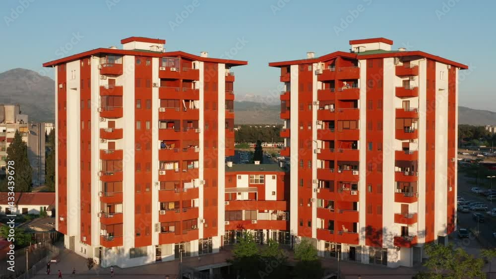 High-rise multi-story apartment buildings - subsidized public housing ...