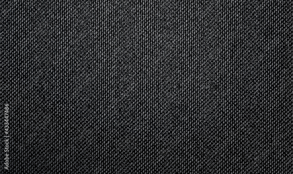 Close up Denim jeans texture Vector clothing background. Black Denim ...