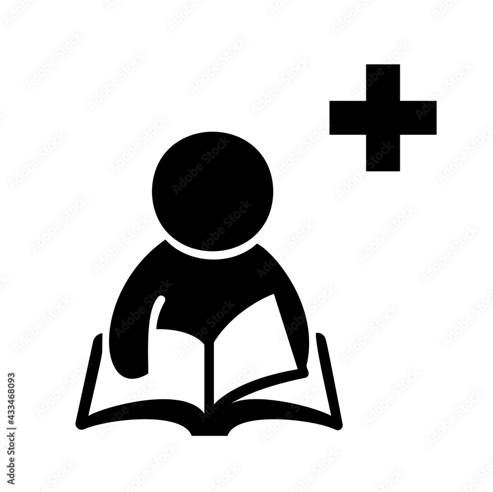 MSDS Station Black Icon, Vector Illustration, Isolate On White ...