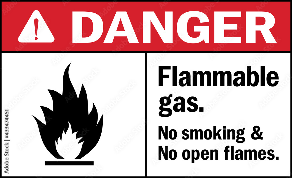 Open Flame Safety Symbol