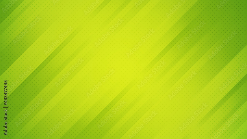 Abstract green background with stripes. Design template for brochures ...