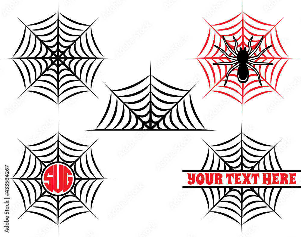 Spider Web SVG Cut File | Spider Svg | Cobweb Svg | Halloween Spider ...
