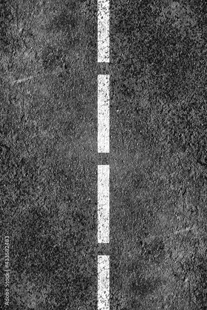 Asphalt road texture with white stripe Stock Photo | Adobe Stock
