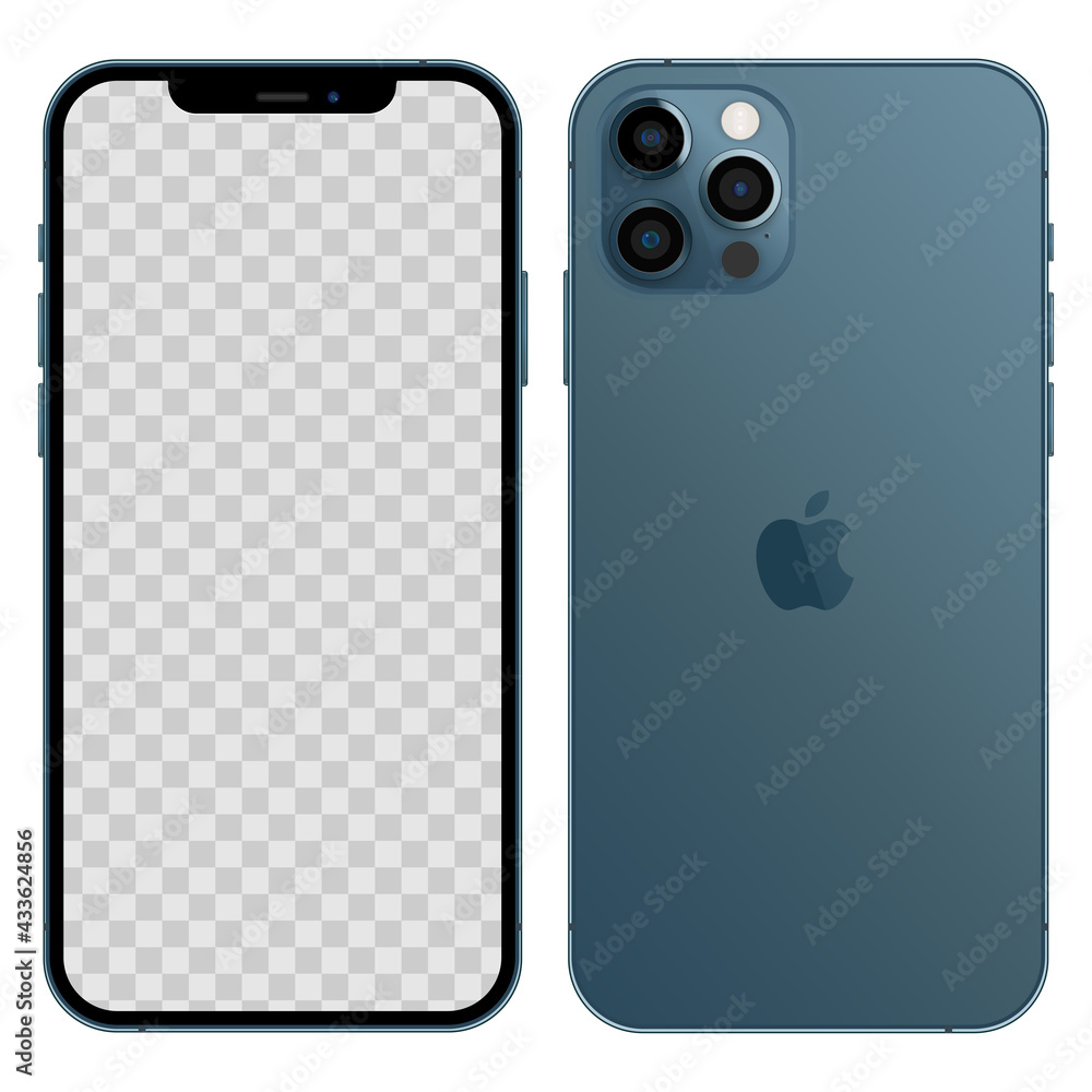 Vinnytsia, Ukraine - May 14, 2021: Apple IPhone 12 pro or pro Max. Mock ...