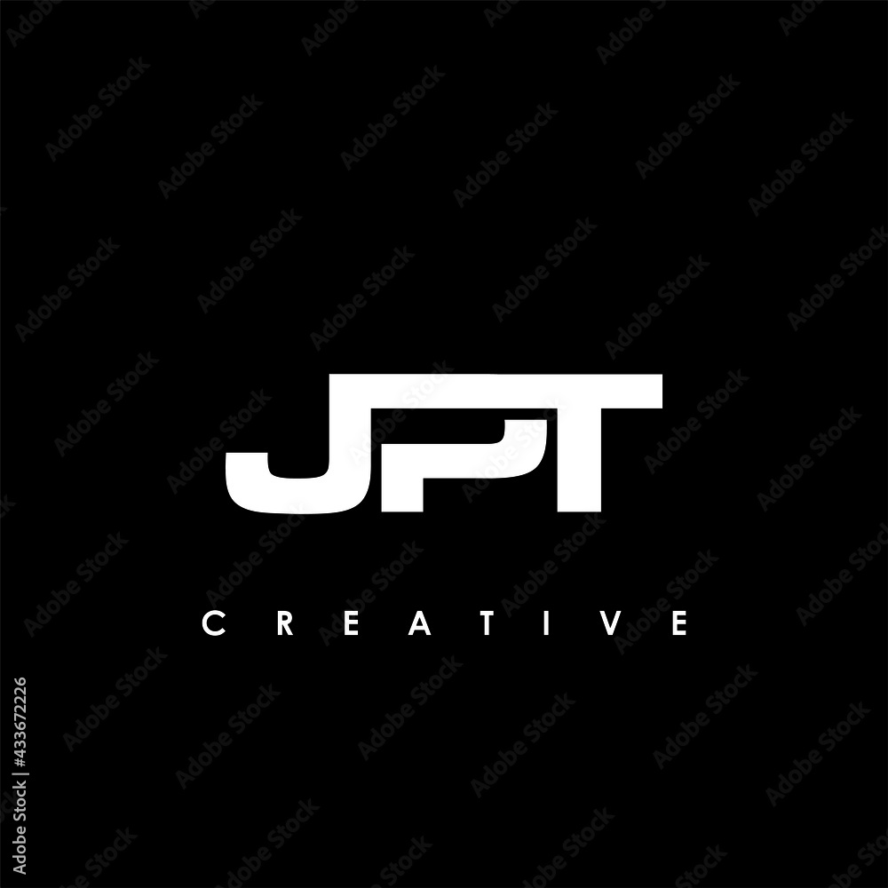 JPT Letter Initial Logo Design Template Vector Illustration Stock ...