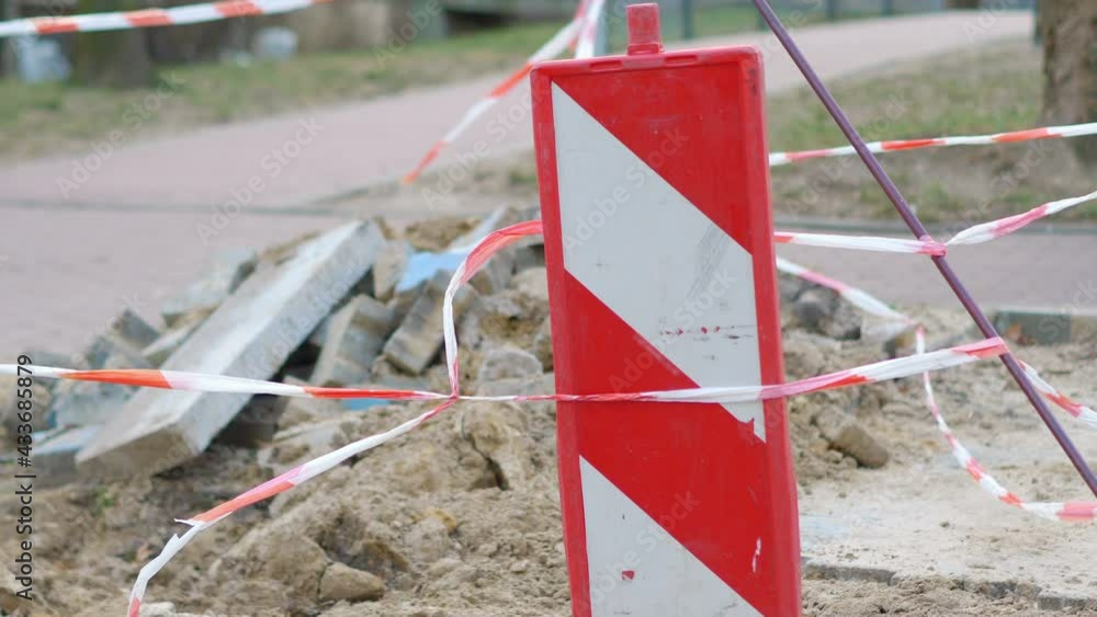 Pavement renovation in 4k slow motion 60fps Stock Video | Adobe Stock