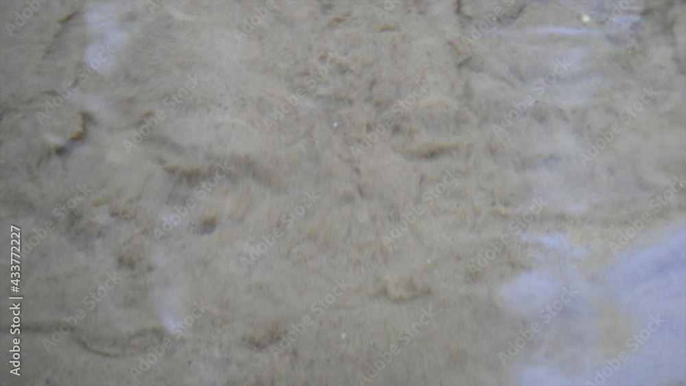 Abstract view of drinkable erupting fresh water source in nature ...