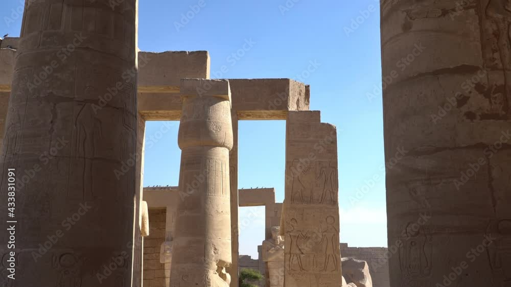 The Ramesseum is the memorial temple or mortuary temple of Pharaoh ...