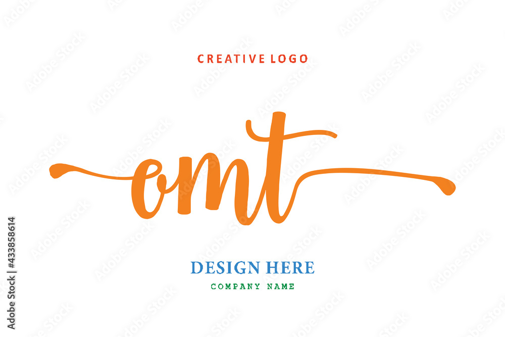 OMT lettering logo is simple, easy to understand and authoritative ...