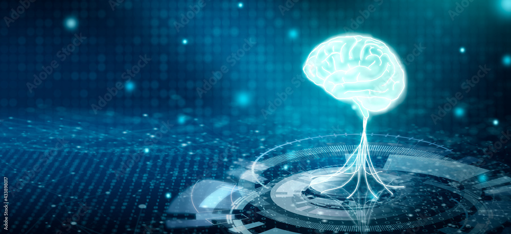 digital, concept, intelligence, cyber, machine, artificial, ai, brain ...