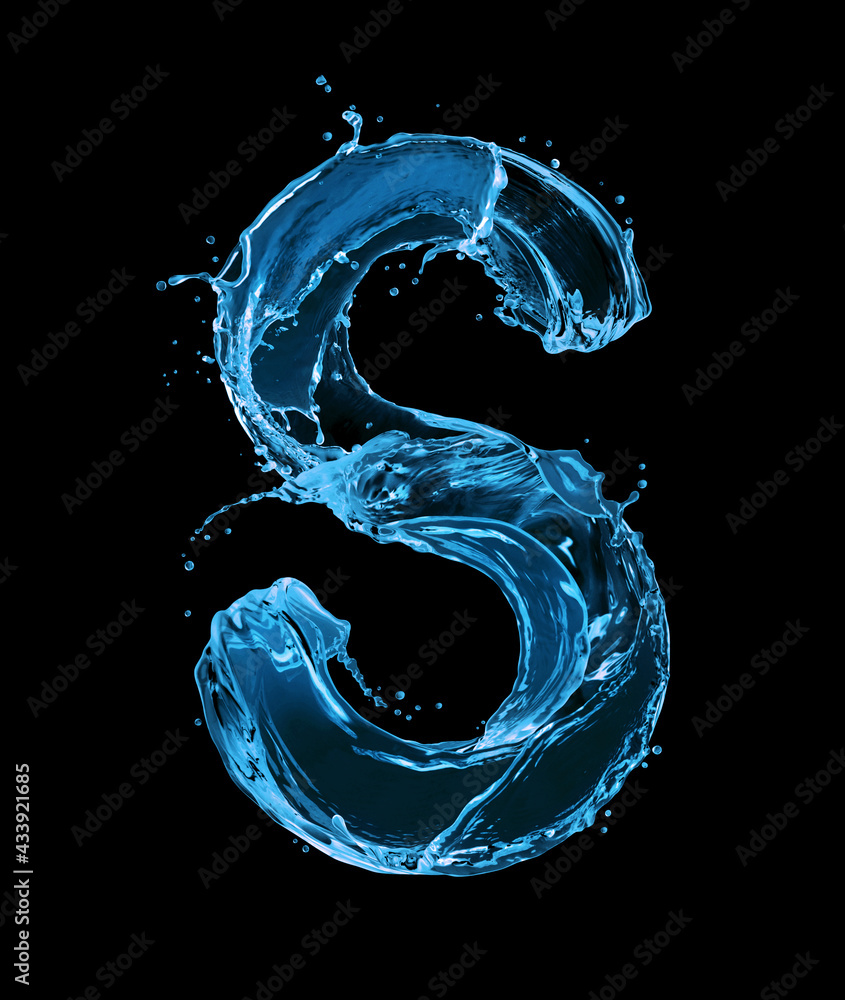 Letter S Water