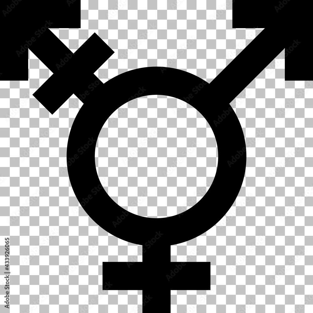 Transgender Gender Symbol Vector Official Transgender Symbol For