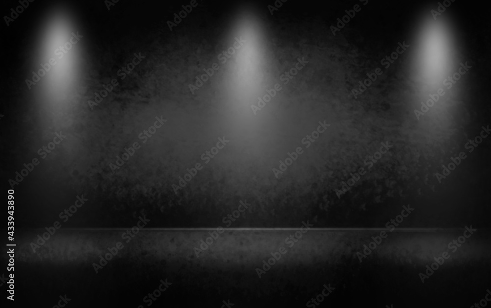 abstract dark black and gray empty room studio backdrop wallpaper ...