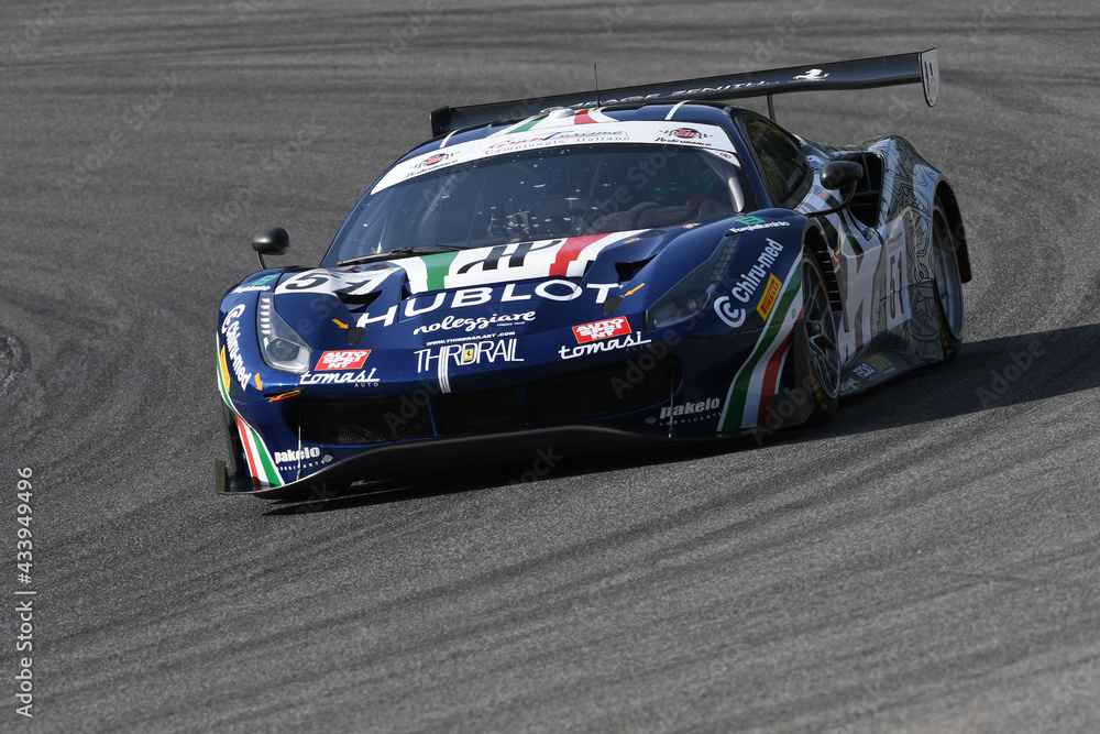 Mugello Circuit, Italy - 19 July, 2019: Ferrari 488 GT3 of AF Corse ...