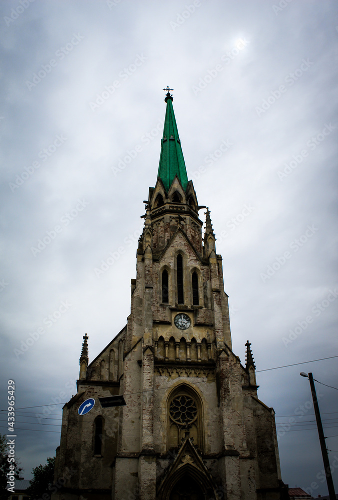 Church of the Sacred Heart of Jesus. Jesuit Church in Chernivtsi ...