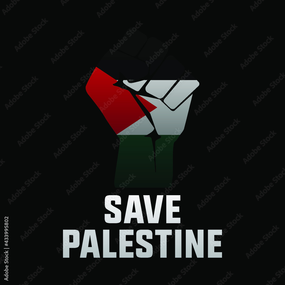 Save Palestine modern creative banner, sign, design concept, social ...