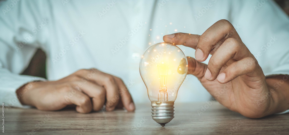 hand hold light bulb for good idea. new ideas beautiful creative and ...