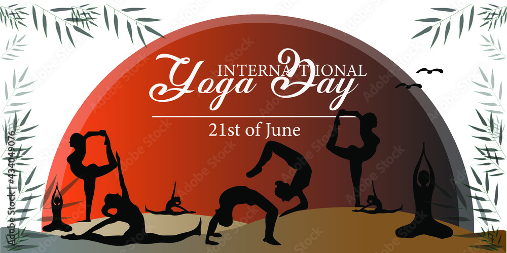 21 june-international yoga day,paper cut yoga body posture, human ...